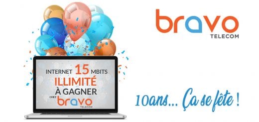 Concours - Gagnez 6 mois d’Internet illimité avec Bravo Telecom!